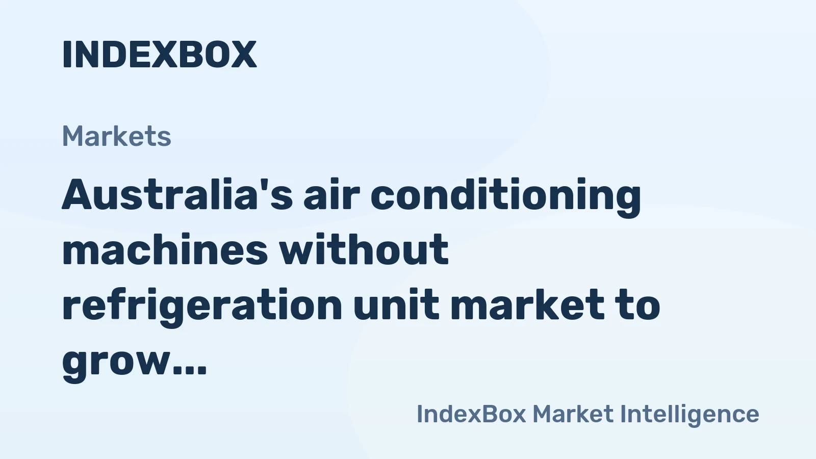 Australia's air conditioning machines without refrigeration unit market to grow at a modest 1.3% CAGR, reaching 13K units by 2035.