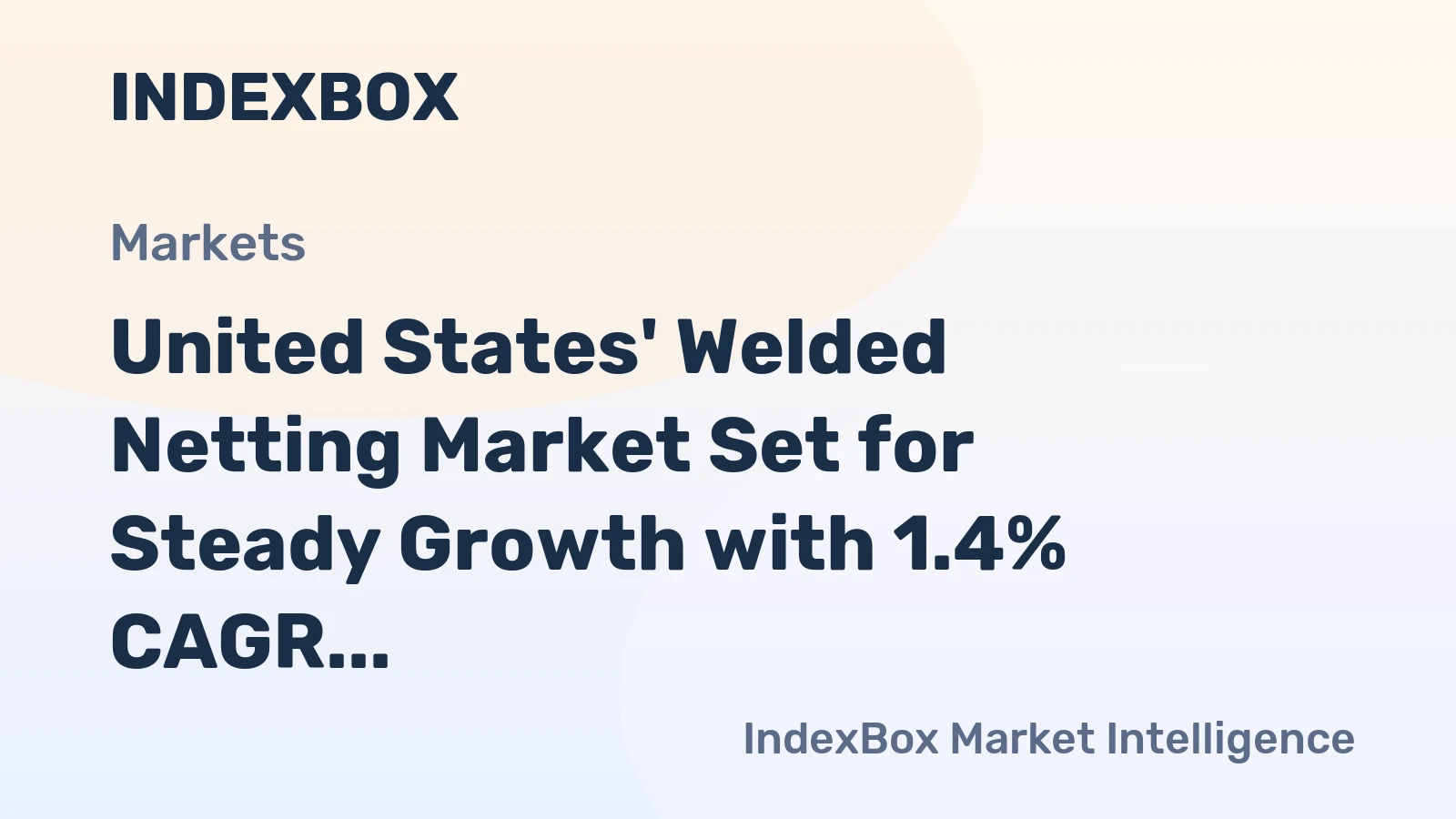 United States' Welded Netting Market Set for Steady Growth with 1.4% CAGR Through 2035