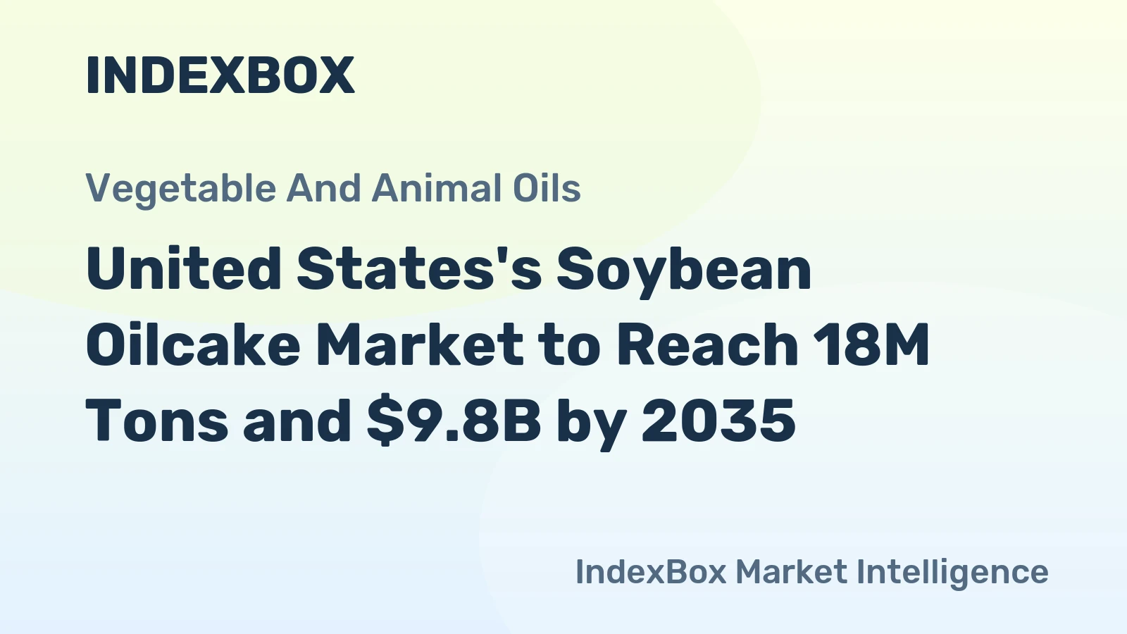 United States's Soybean Oilcake Market to Reach 18M Tons and $9.8B by 2035