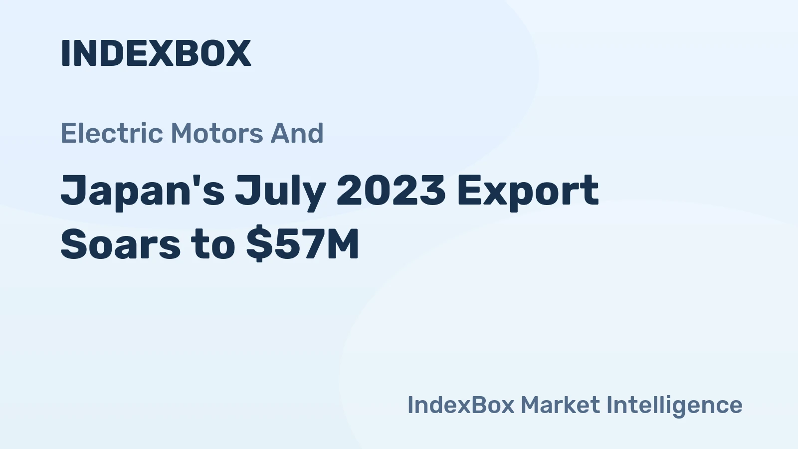 Japan's July 2023 Export Soars to $57M
