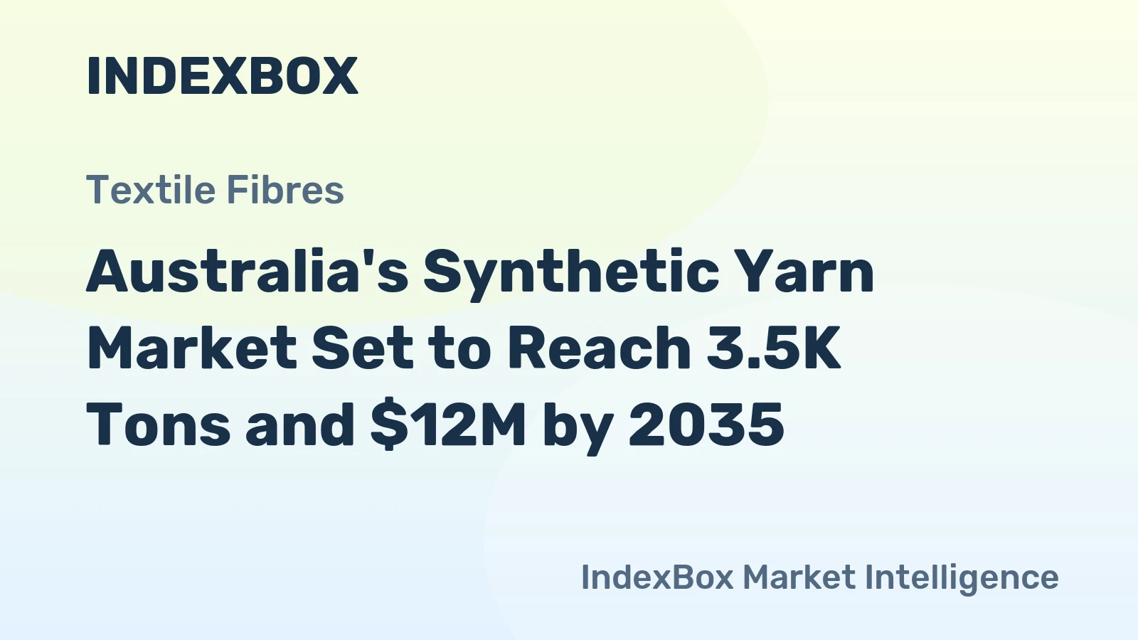 Australia's Synthetic Yarn Market Set to Reach 3.5K Tons and $12M by 2035