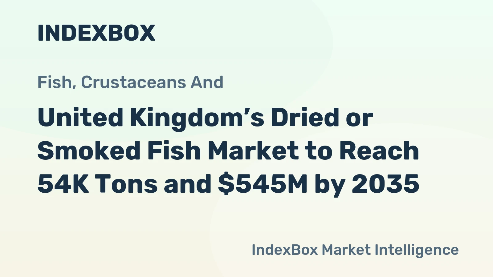 United Kingdom’s Dried or Smoked Fish Market to Reach 54K Tons and $545M by 2035