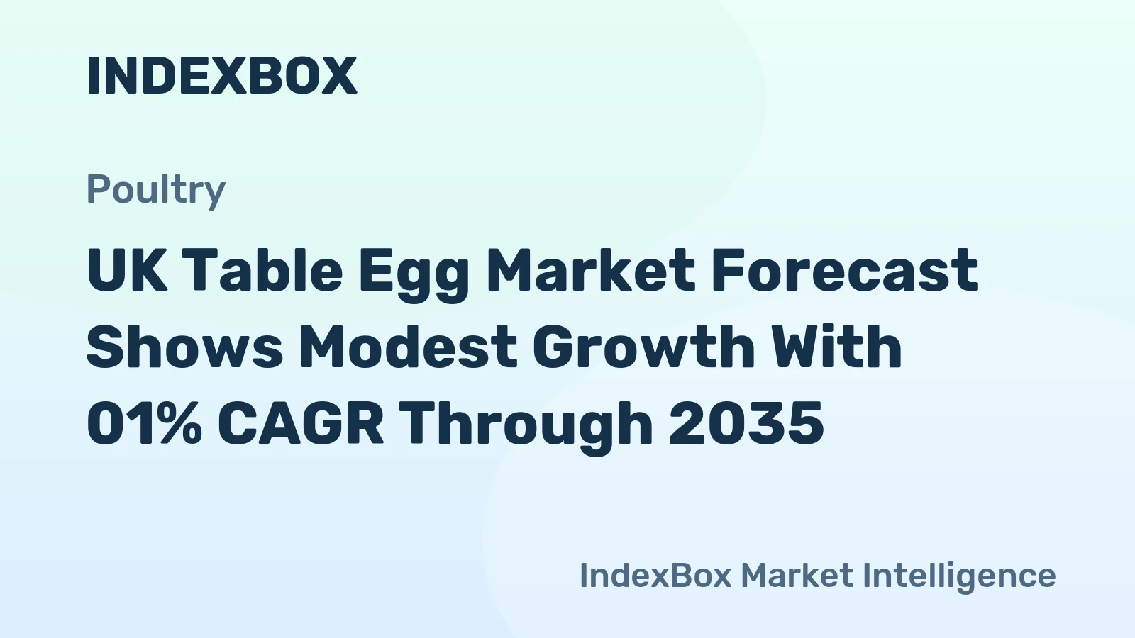UK Table Egg Market Forecast Shows Modest Growth With 01% CAGR Through 2035