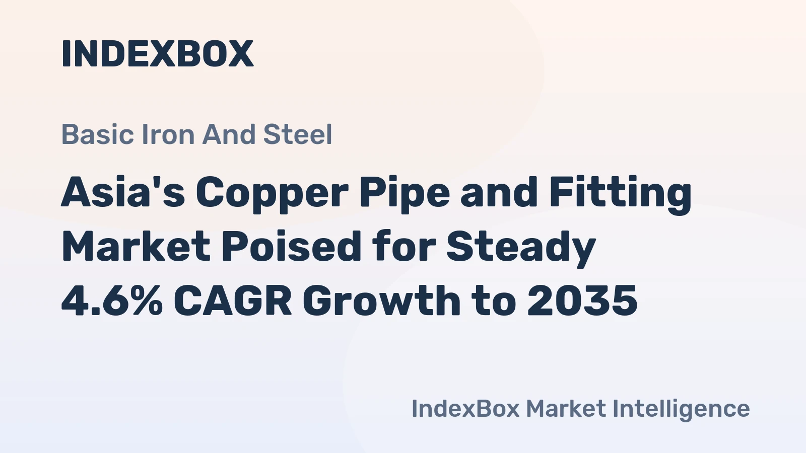 Asia's Copper Pipe and Fitting Market Poised for Steady 4.6% CAGR Growth to 2035