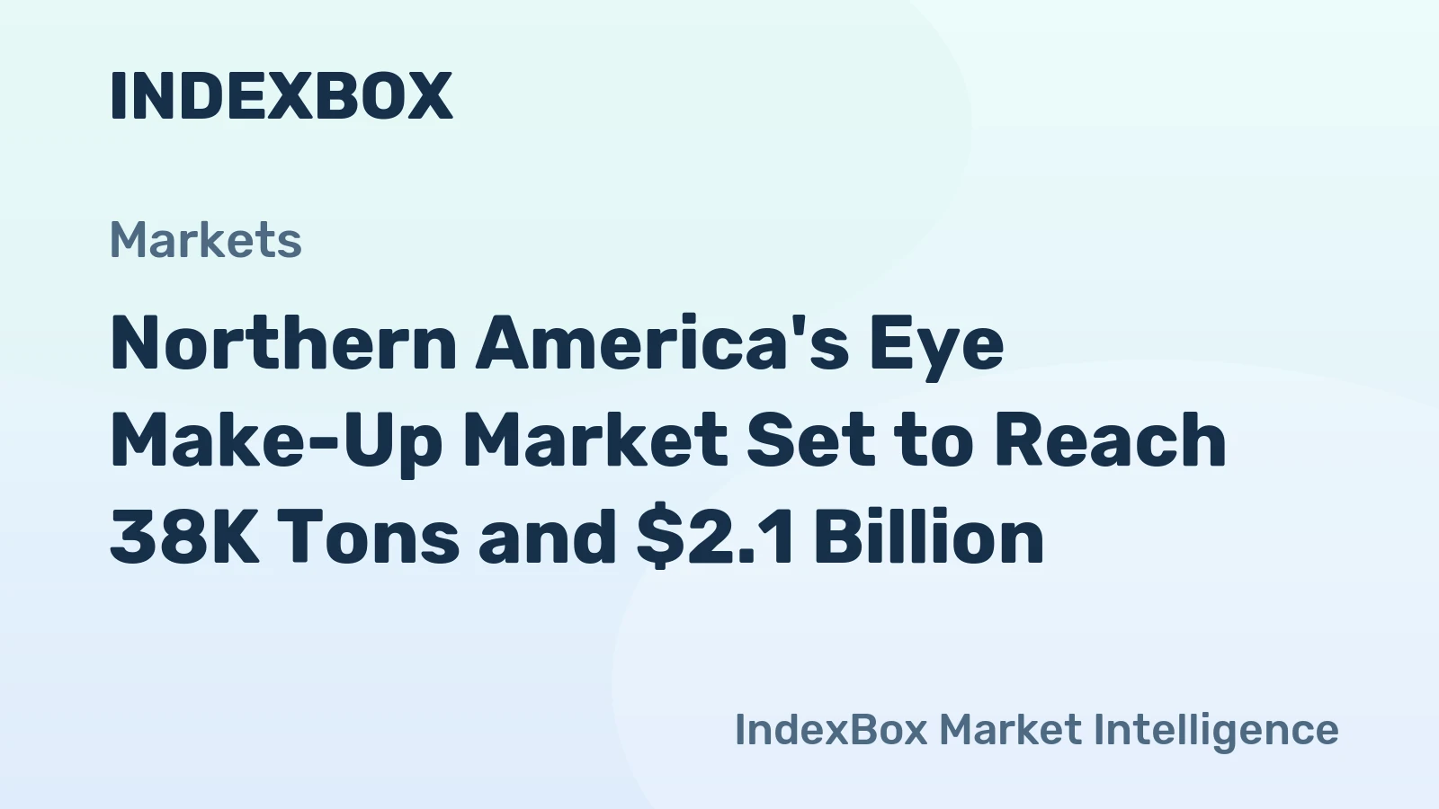 Northern America's Eye Make-Up Market Set to Reach 38K Tons and $2.1 Billion
