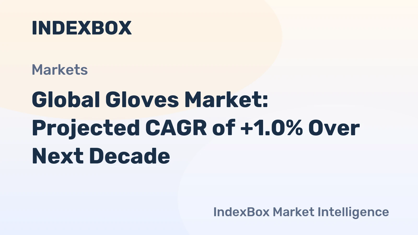 Global Gloves Market: Projected CAGR of +1.0% Over Next Decade