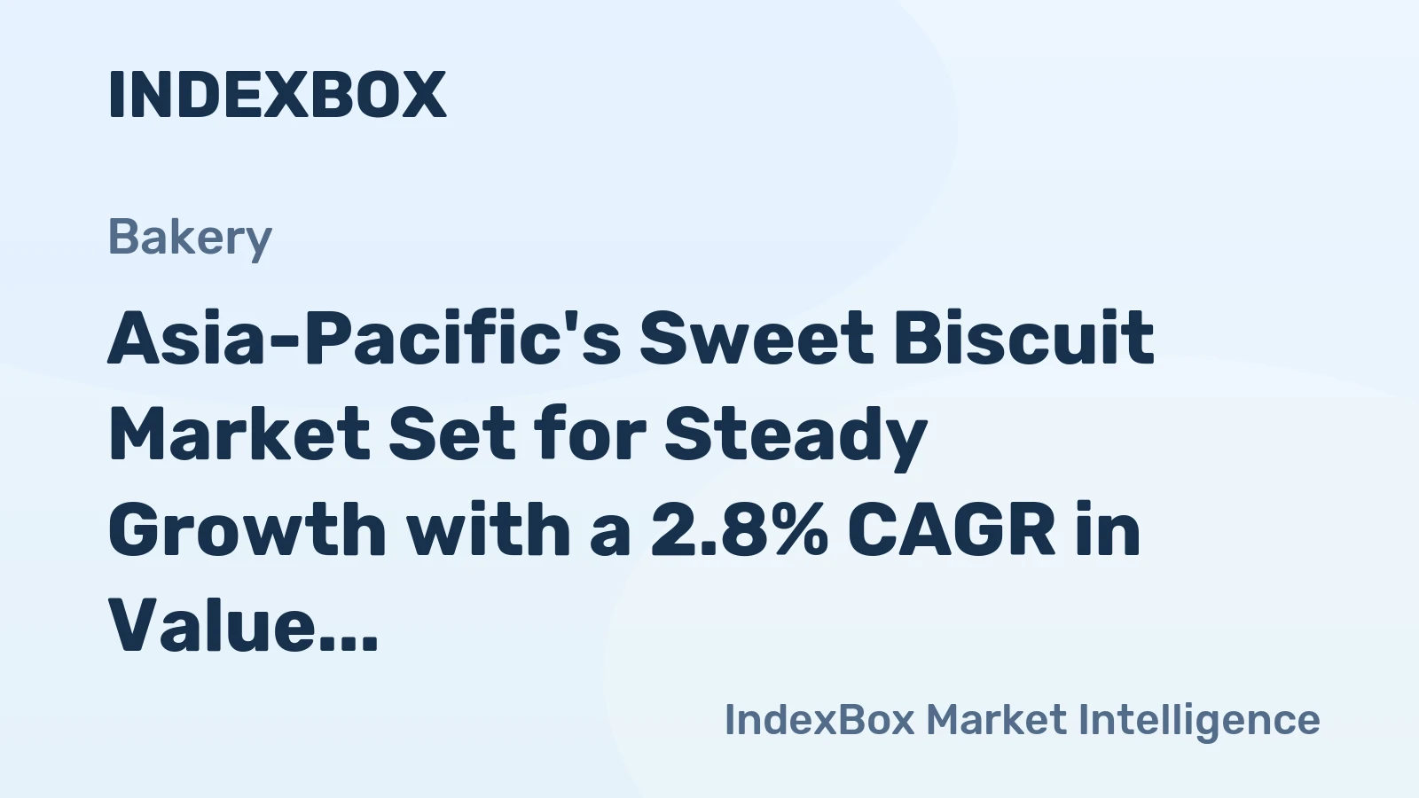 Asia-Pacific's Sweet Biscuit Market Set for Steady Growth with a 2.8% CAGR in Value Through 2035