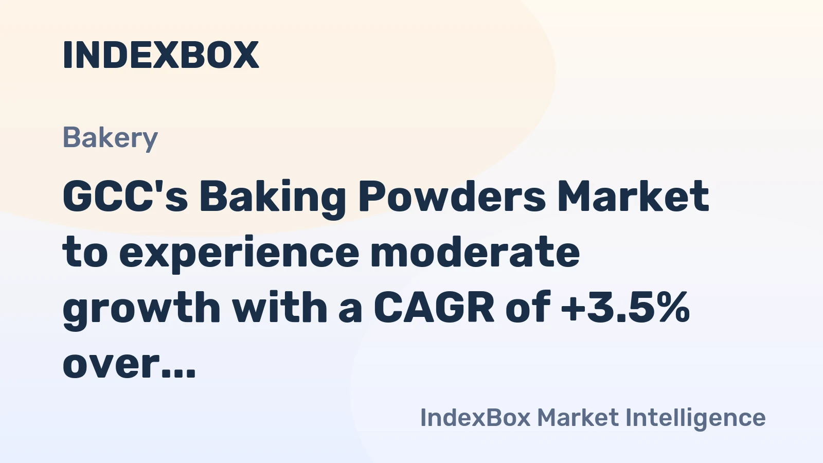 GCC's Baking Powders Market to experience moderate growth with a CAGR of +3.5% over the next decade, reaching 23K tons by 2035