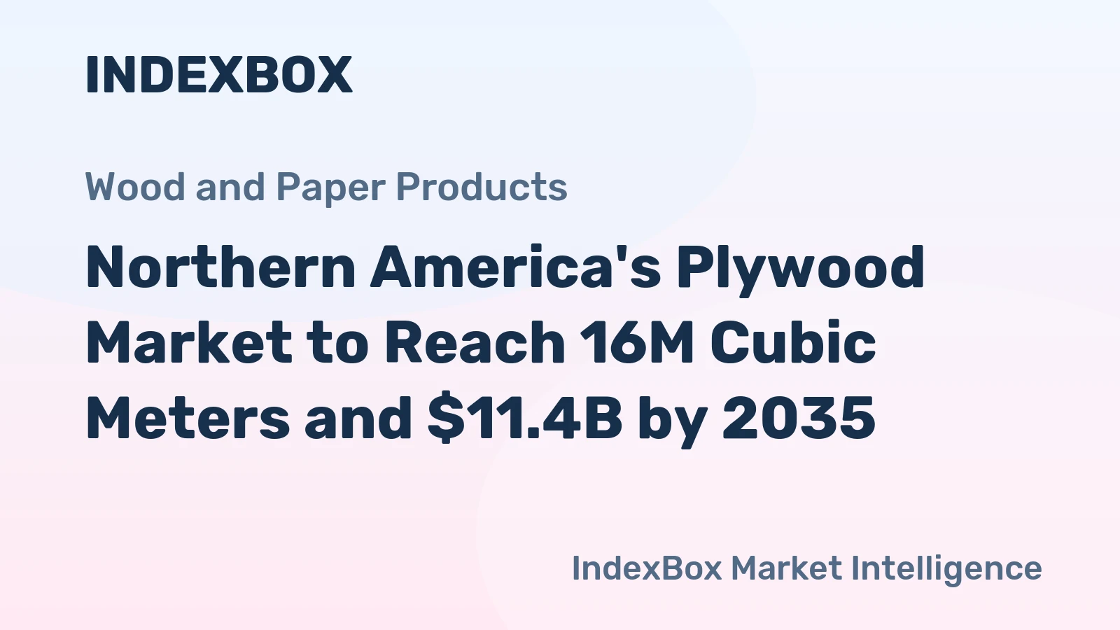 Northern America's Plywood Market to Reach 16M Cubic Meters and $11.4B by 2035
