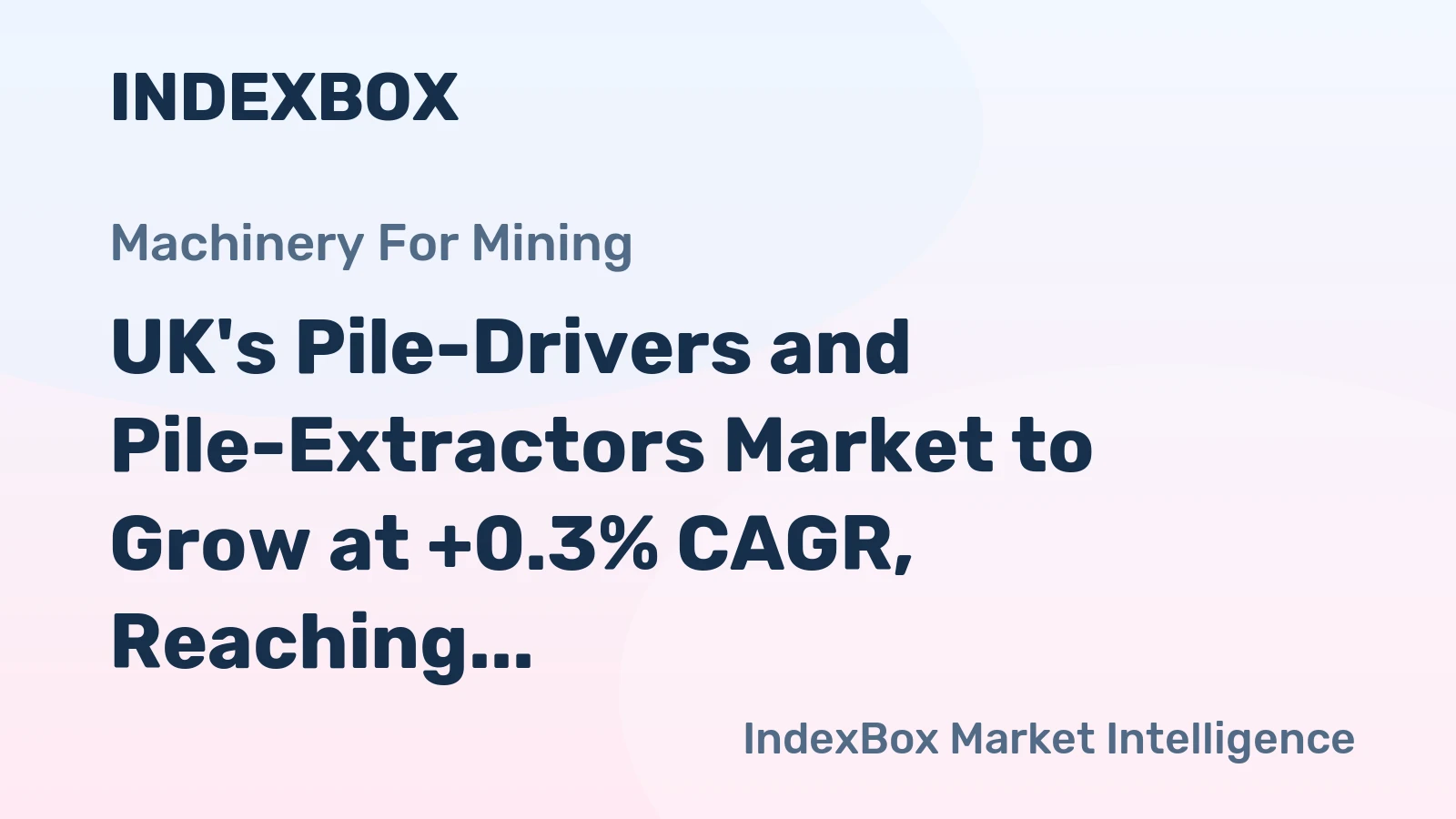 UK's Pile-Drivers and Pile-Extractors Market to Grow at +0.3% CAGR, Reaching $4.1B by 2035