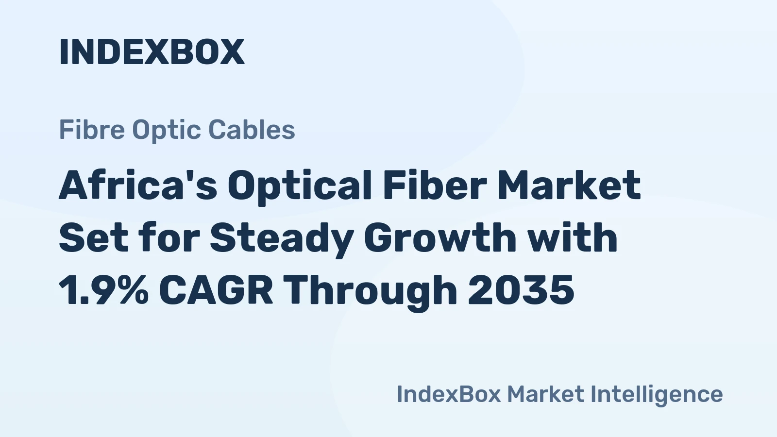 Africa's Optical Fiber Market Set for Steady Growth with 1.9% CAGR Through 2035