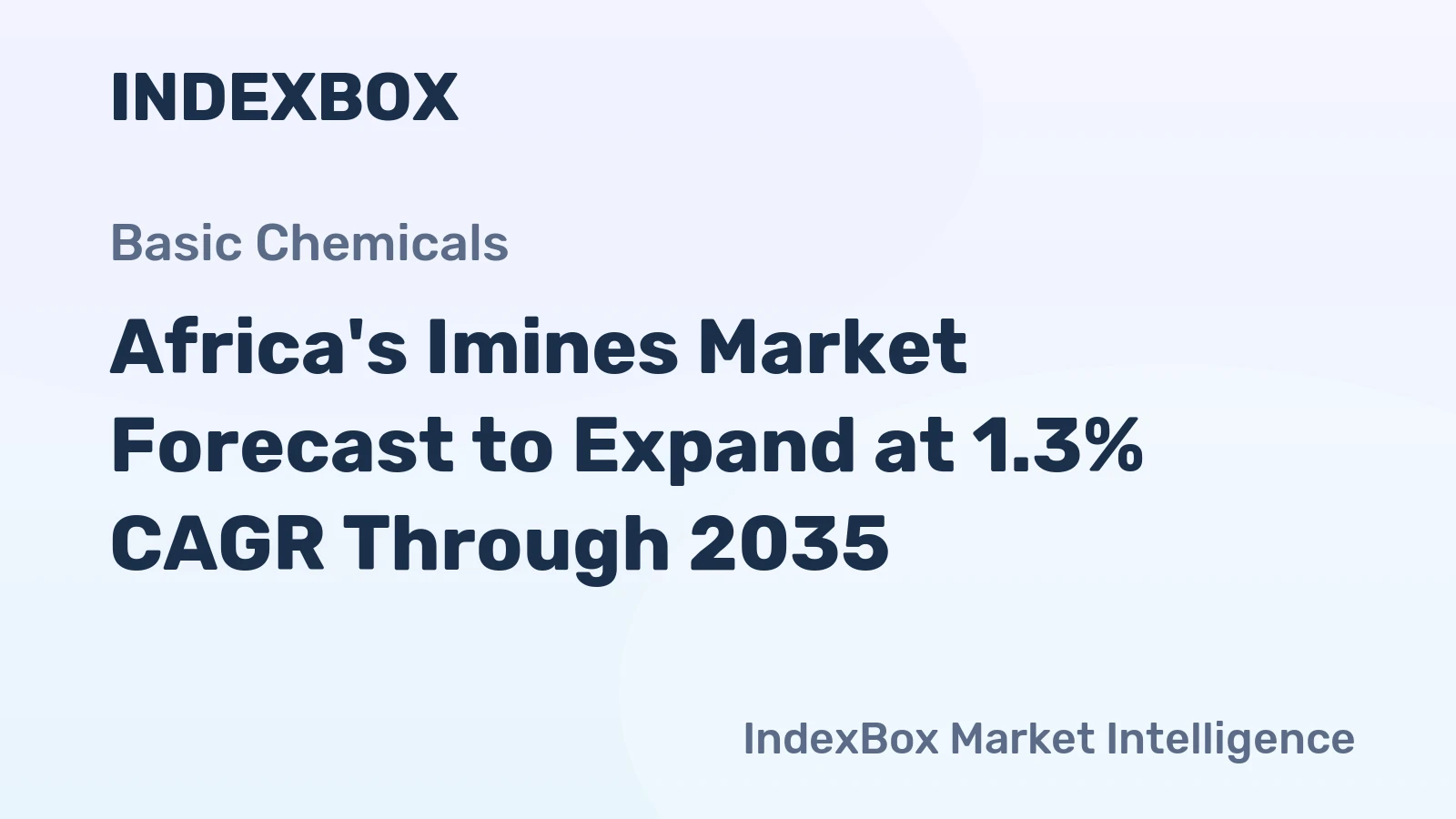 Africa's Imines Market Forecast to Expand at 1.3% CAGR Through 2035