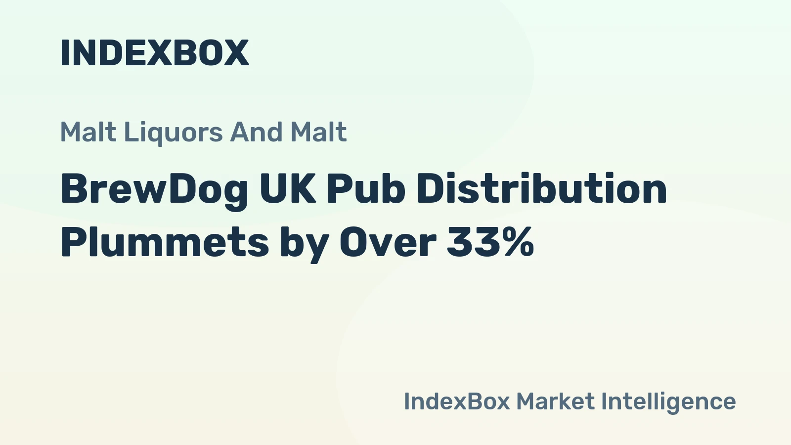 BrewDog UK Pub Distribution Plummets by Over 33%