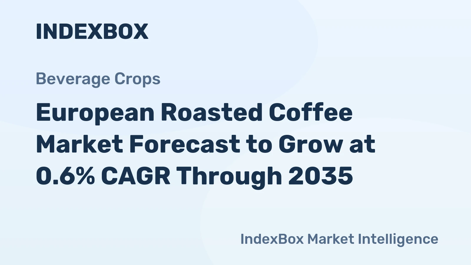 European Roasted Coffee Market Forecast to Grow at 0.6% CAGR Through 2035