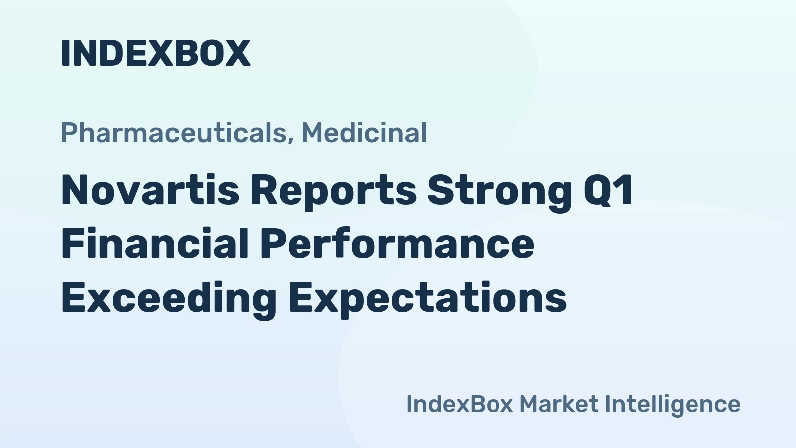 Novartis Reports Strong Q1 Financial Performance Exceeding Expectations