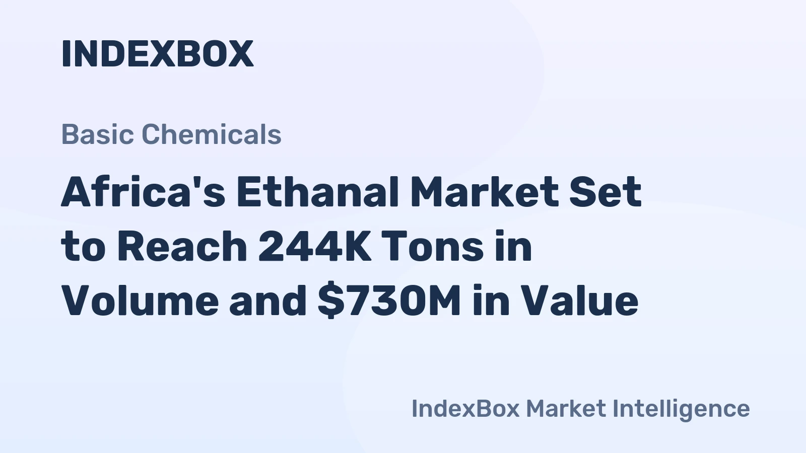 Africa's Ethanal Market Set to Reach 244K Tons in Volume and $730M in Value