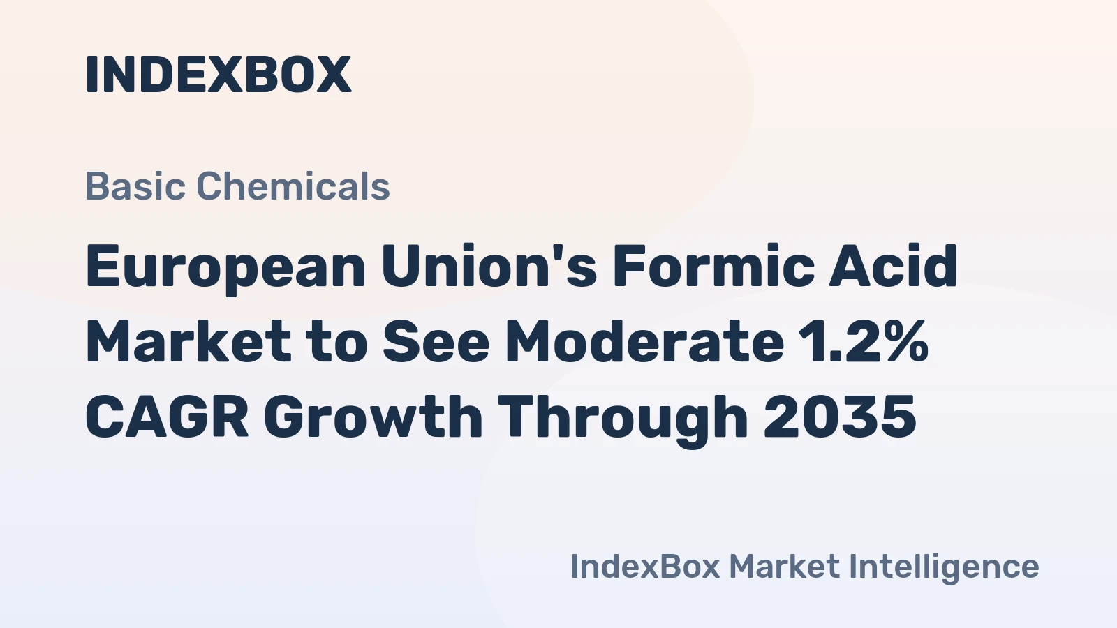 European Union's Formic Acid Market to See Moderate 1.2% CAGR Growth Through 2035