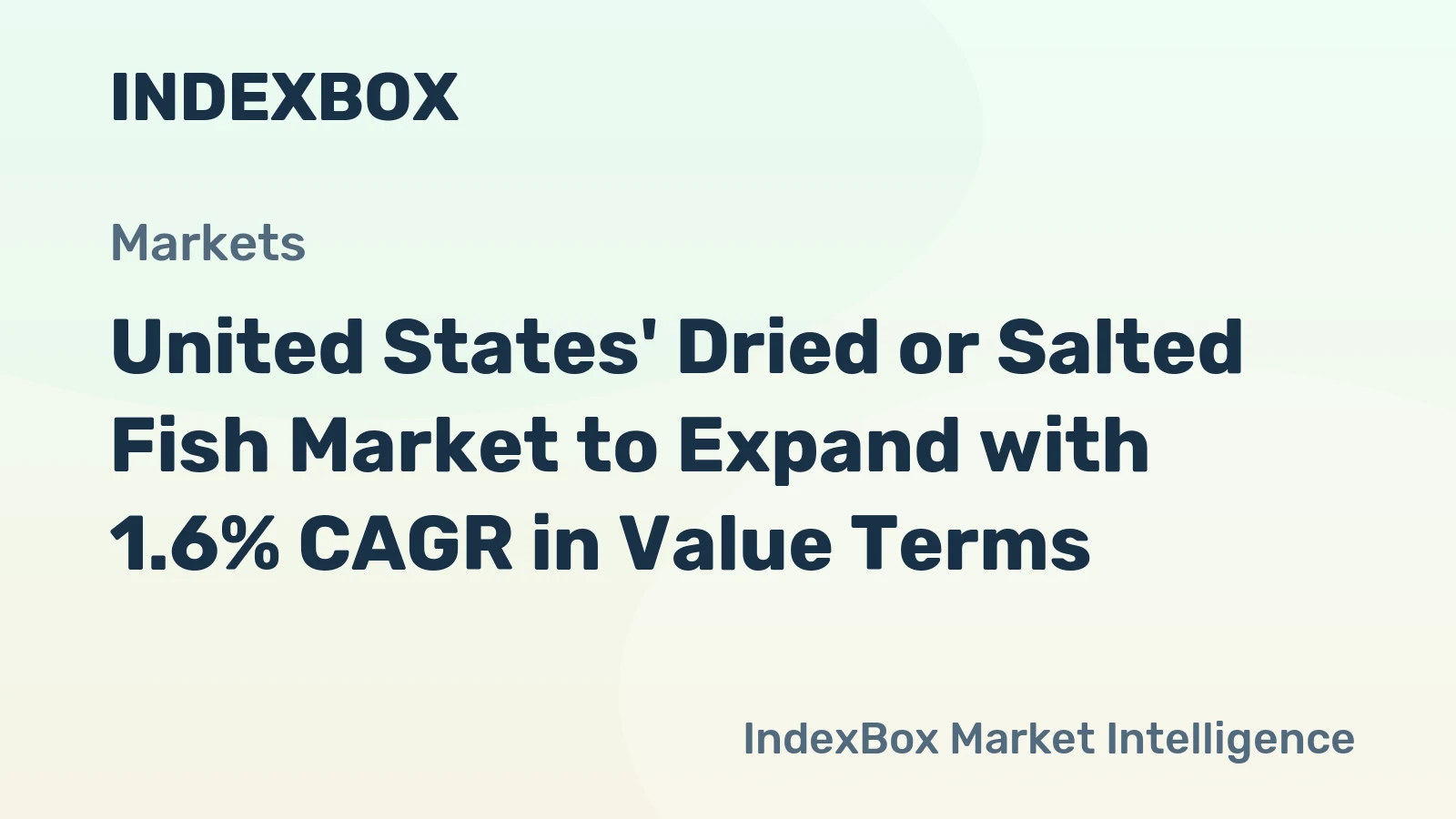 United States' Dried or Salted Fish Market to Expand with 1.6% CAGR in Value Terms