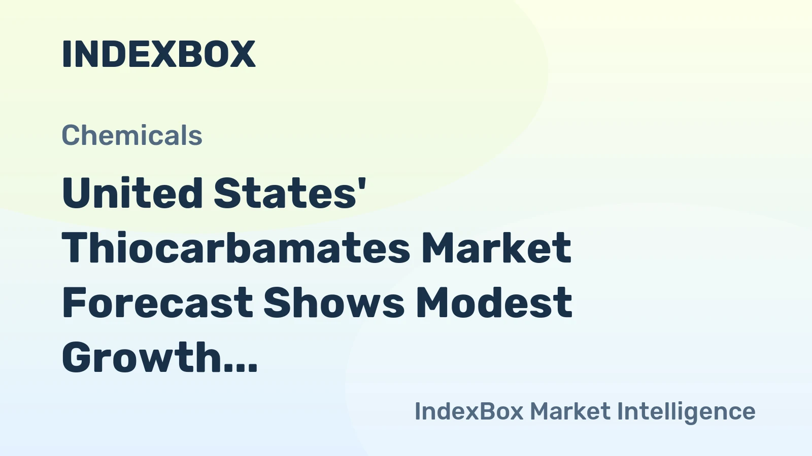 United States' Thiocarbamates Market Forecast Shows Modest Growth With a 0.9% CAGR Through 2035