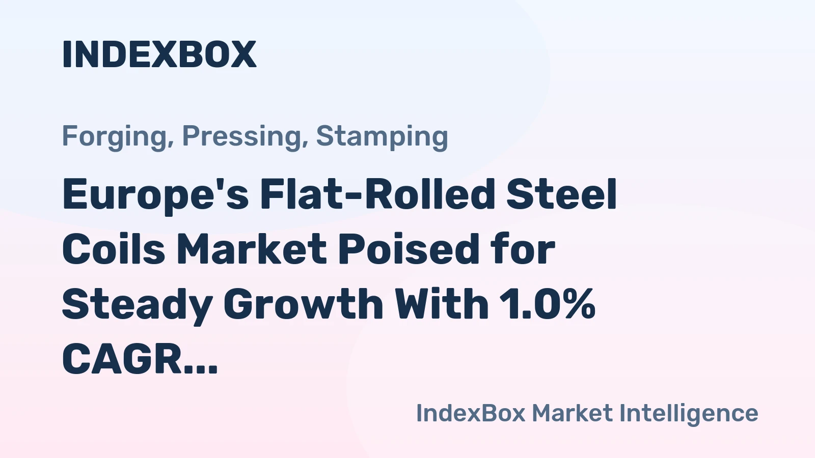 Europe's Flat-Rolled Steel Coils Market Poised for Steady Growth With 1.0% CAGR Through 2035