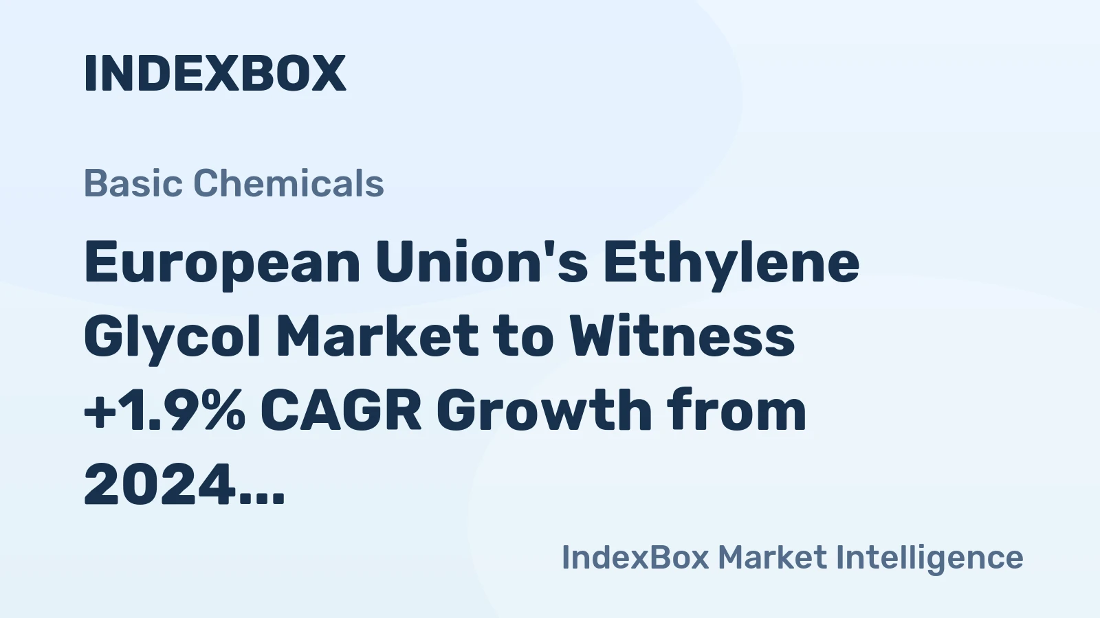 European Union's Ethylene Glycol Market to Witness +1.9% CAGR Growth from 2024 to 2035