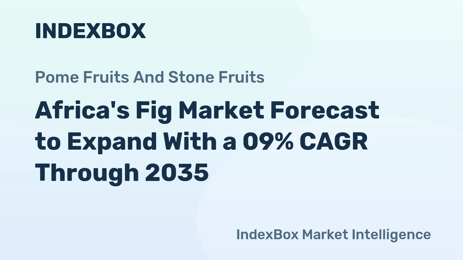 Africa's Fig Market Forecast to Expand With a 09% CAGR Through 2035