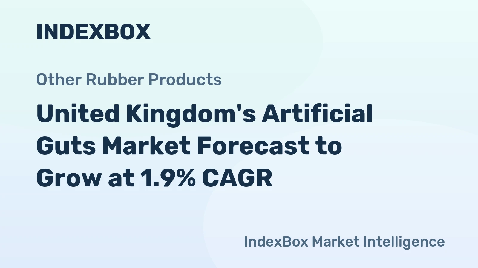 United Kingdom's Artificial Guts Market Forecast to Grow at 1.9% CAGR
