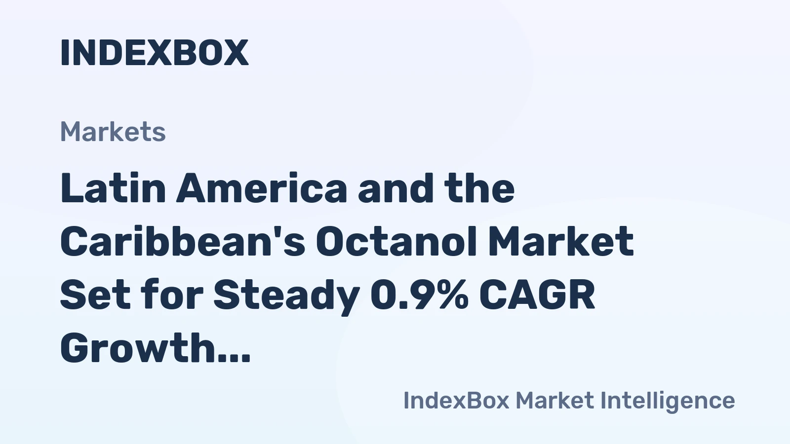Latin America and the Caribbean's Octanol Market Set for Steady 0.9% CAGR Growth Through 2035