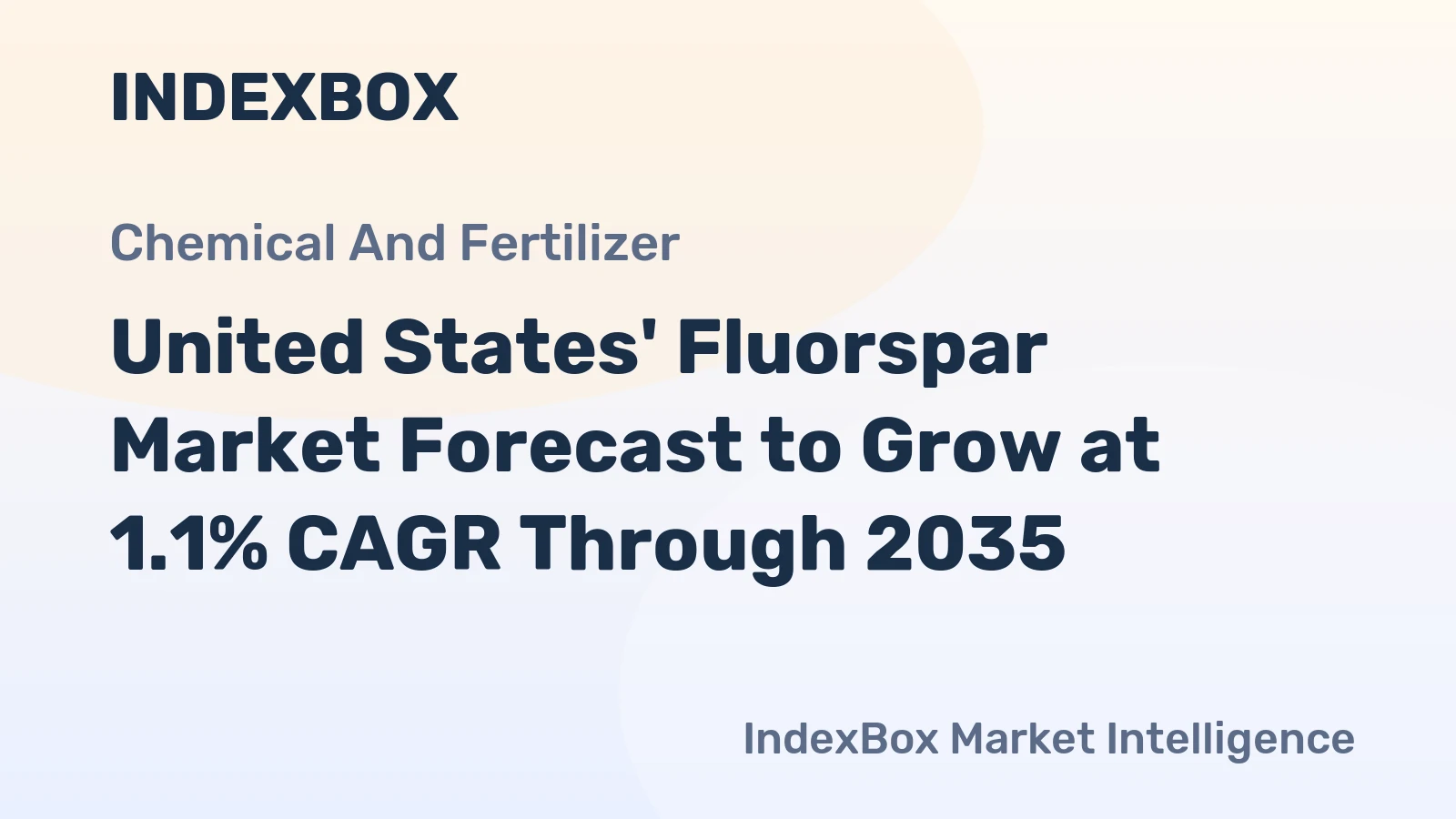 United States' Fluorspar Market Forecast to Grow at 1.1% CAGR Through 2035