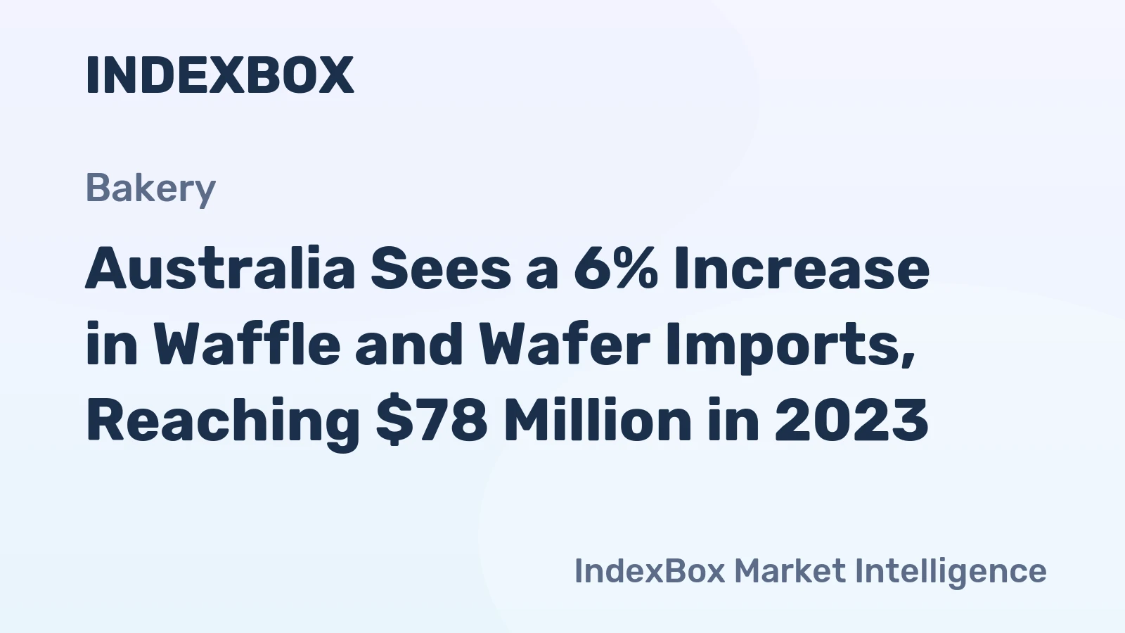 Australia Sees a 6% Increase in Waffle and Wafer Imports, Reaching $78 Million in 2023