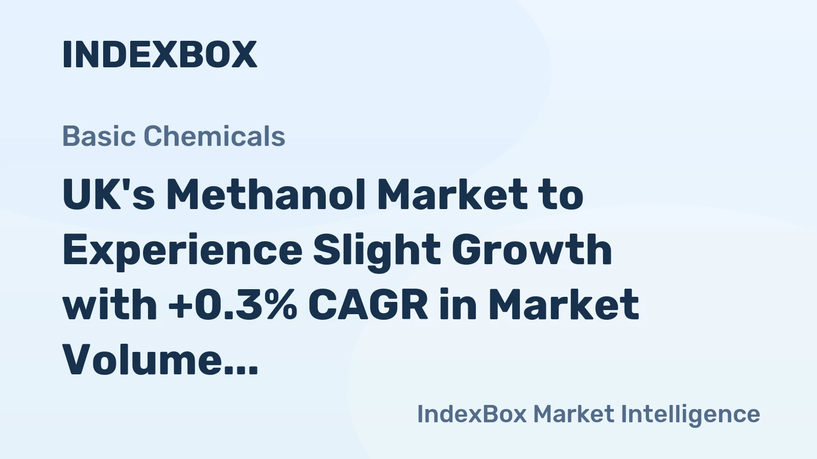 UK's Methanol Market to Experience Slight Growth with +0.3% CAGR in Market Volume from 2024 to 2035