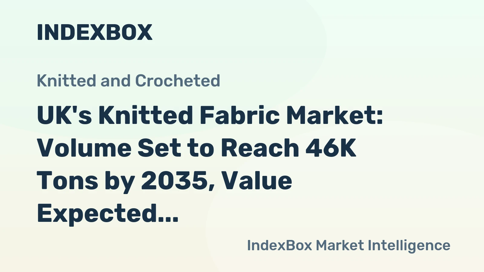 UK's Knitted Fabric Market: Volume Set to Reach 46K Tons by 2035, Value Expected to Hit $291M