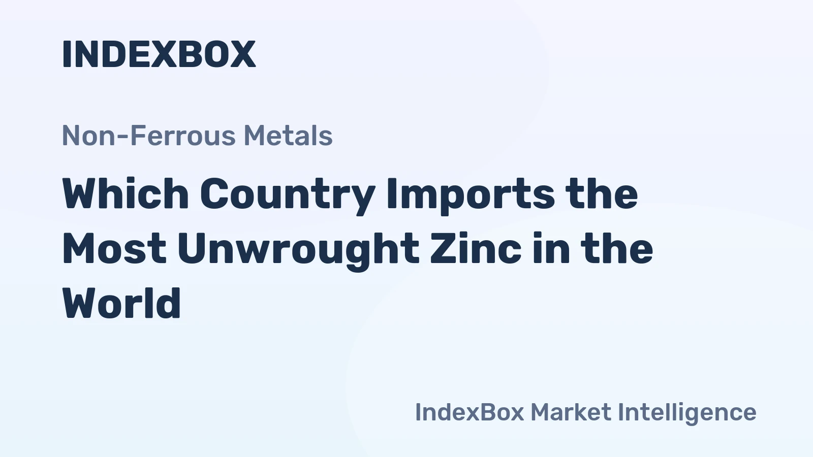 Which Country Imports the Most Unwrought Zinc in the World?