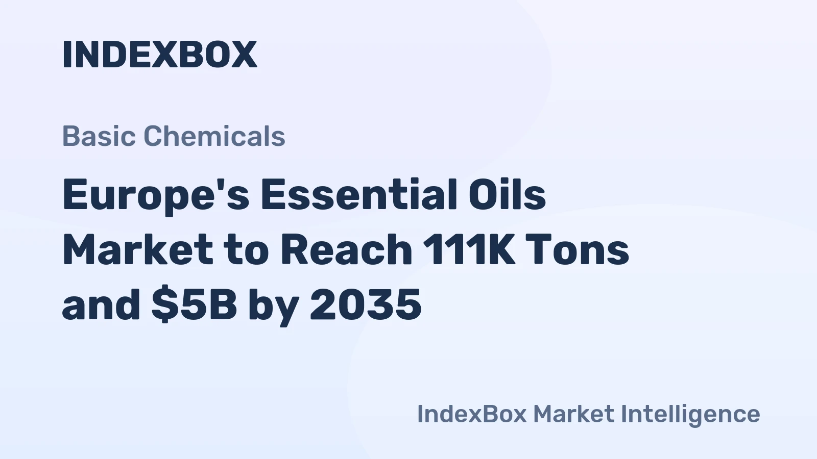 Europe's Essential Oils Market to Reach 111K Tons and $5B by 2035