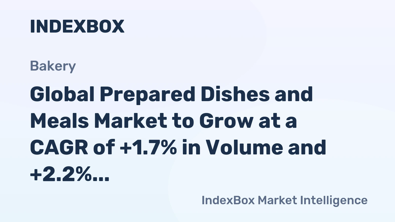 Global Prepared Dishes and Meals Market to Grow at a CAGR of +1.7% in Volume and +2.2% in Value from 2024 to 2035, Reaching $403.7B by the End of 2035