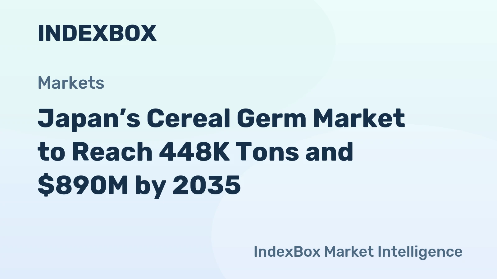 Japan’s Cereal Germ Market to Reach 448K Tons and $890M by 2035