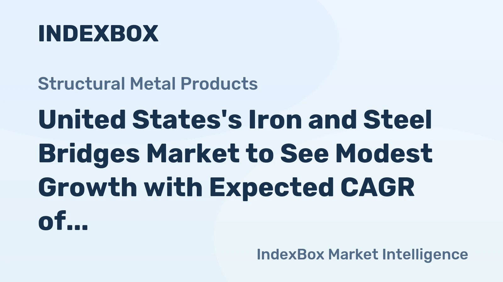 United States's Iron and Steel Bridges Market to See Modest Growth with Expected CAGR of +0.9% from 2024-2035
