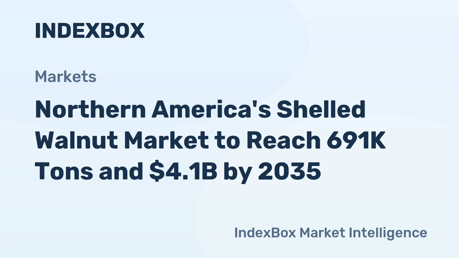 Northern America's Shelled Walnut Market to Reach 691K Tons and $4.1B by 2035
