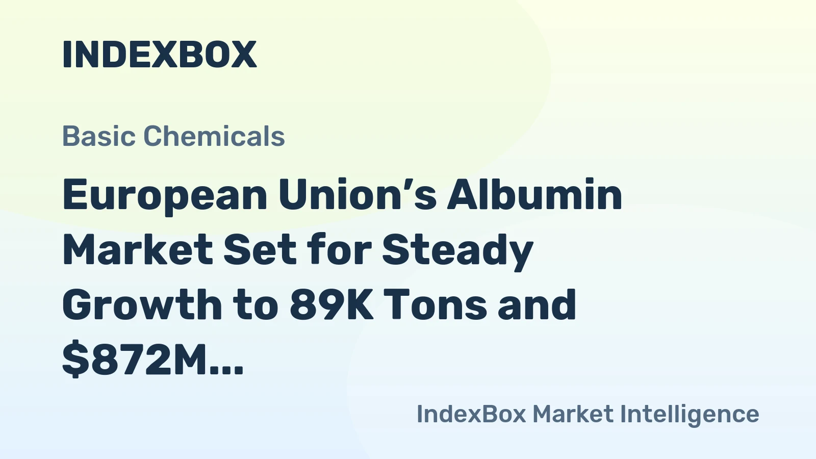 European Union’s Albumin Market Set for Steady Growth to 89K Tons and $872M by 2035