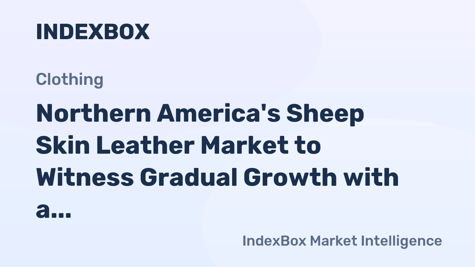 Northern America's Sheep Skin Leather Market to Witness Gradual Growth with a CAGR of +0.8% from 2024 to 2035, Reaching $23.6B by 2035
