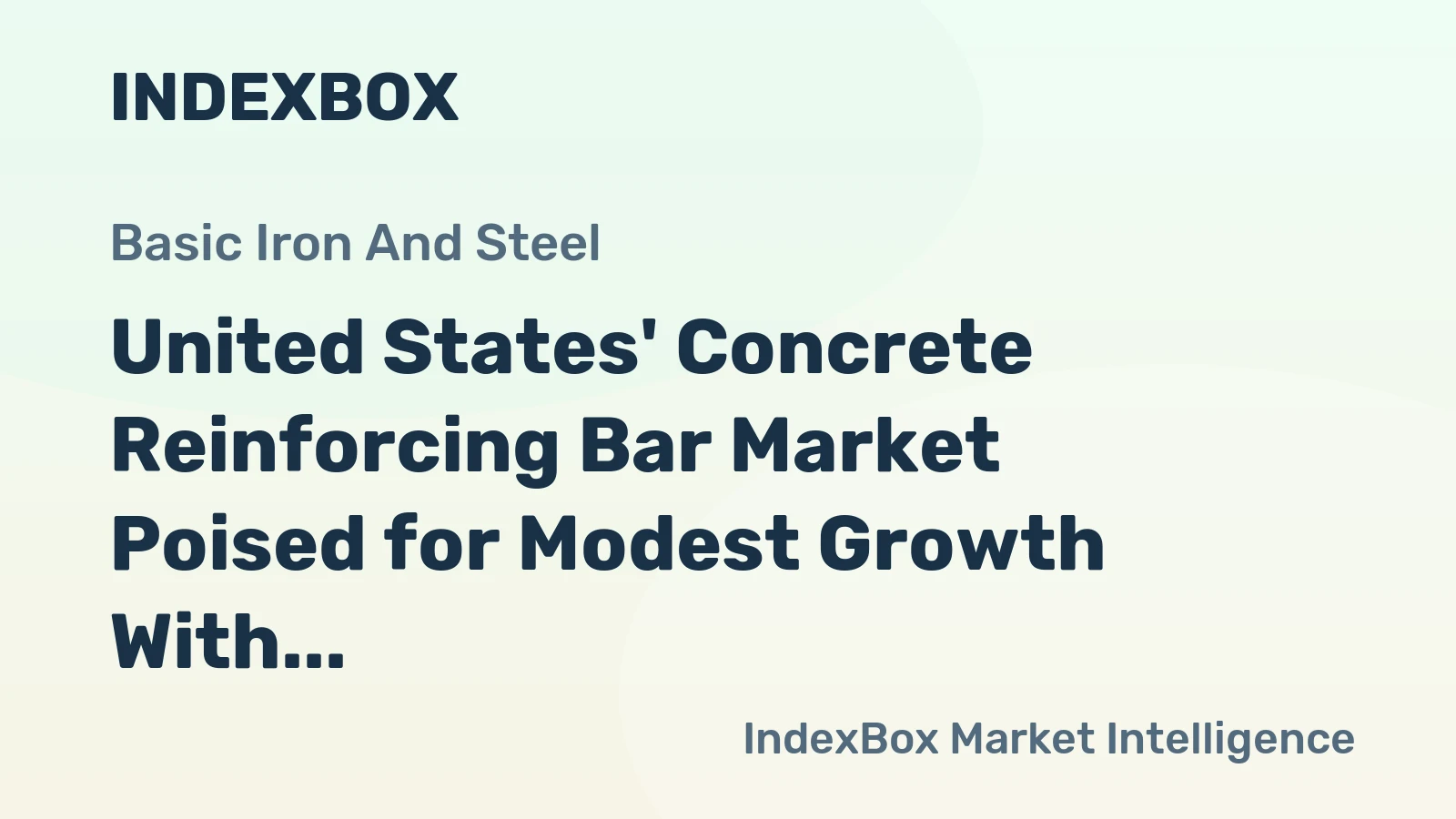 United States' Concrete Reinforcing Bar Market Poised for Modest Growth With 05% Volume CAGR Through 2035