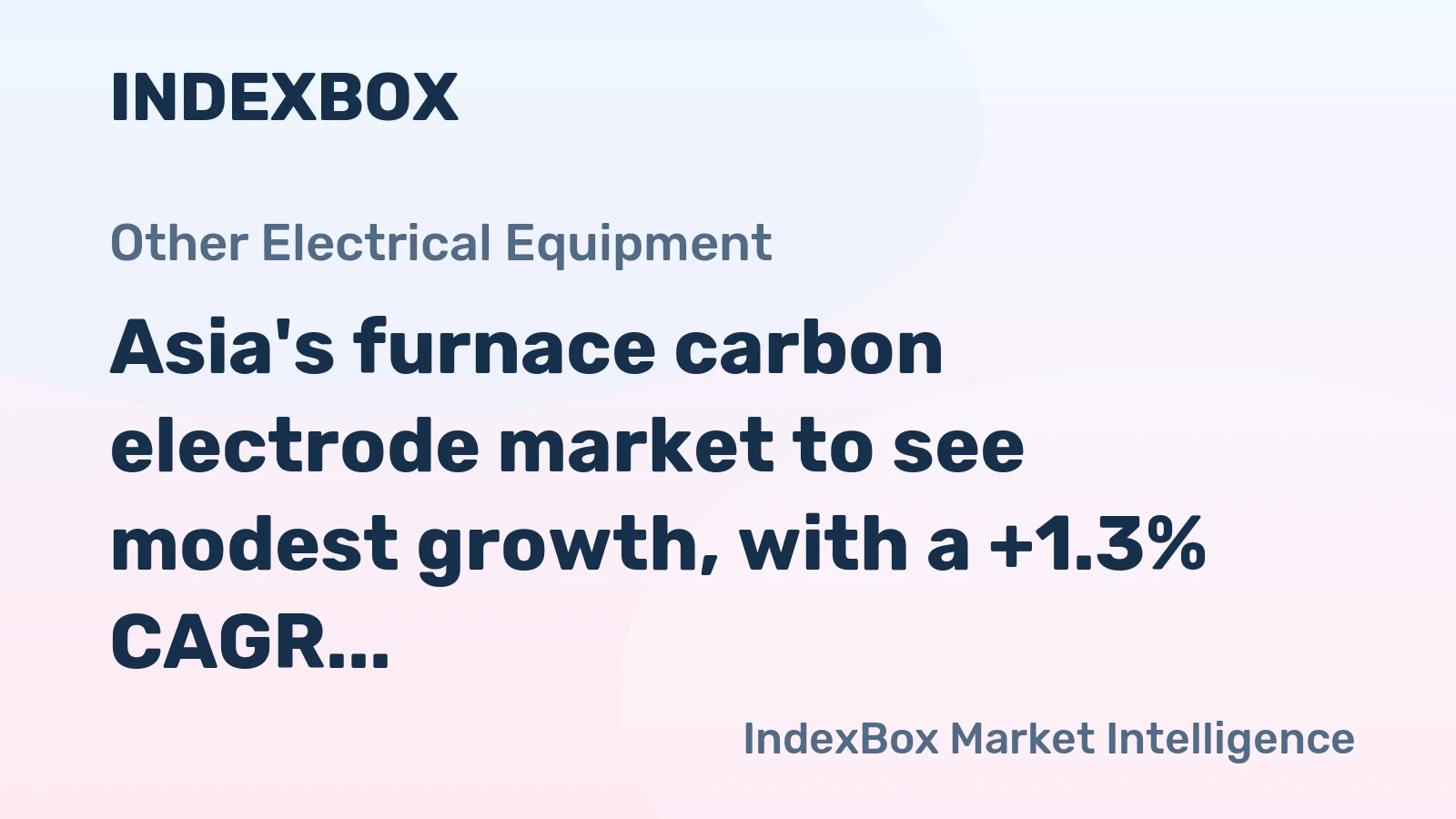 Asia's furnace carbon electrode market to see modest growth, with a +1.3% CAGR in value terms, reaching $16.9B by 2035.