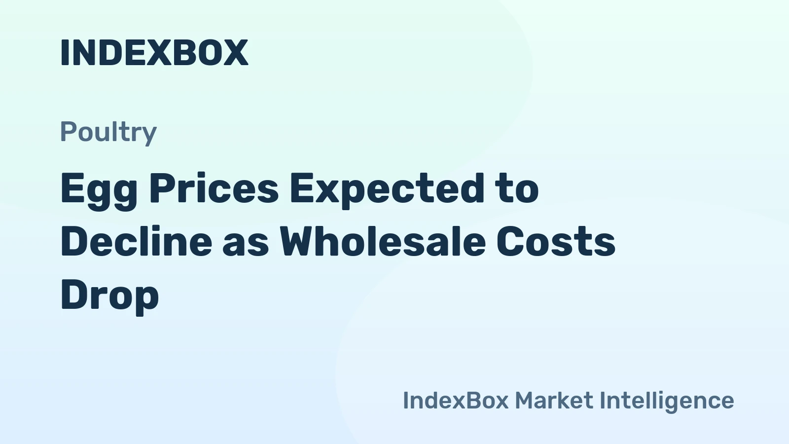 Egg Prices Expected to Decline as Wholesale Costs Drop