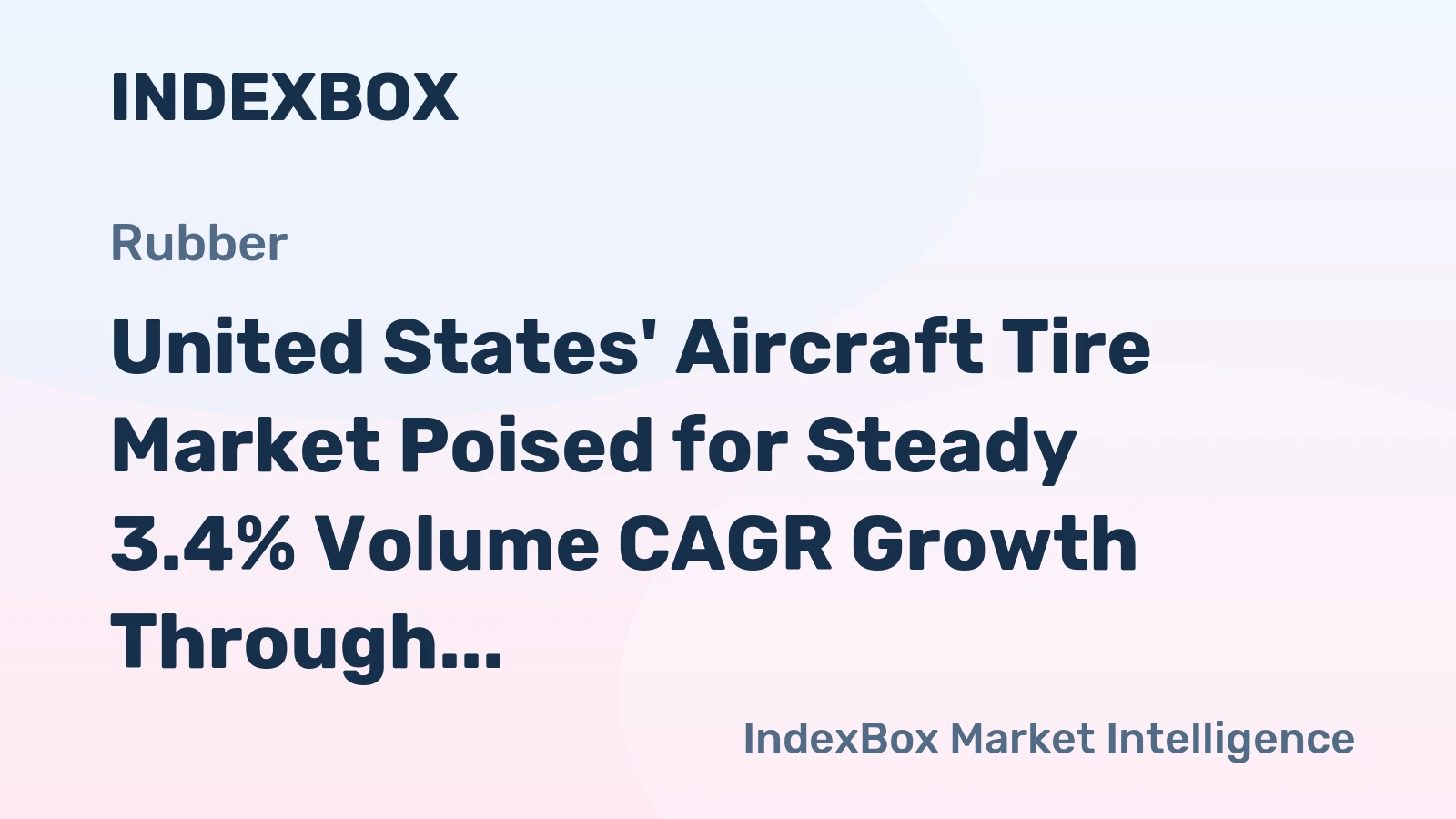 United States' Aircraft Tire Market Poised for Steady 3.4% Volume CAGR Growth Through 2035