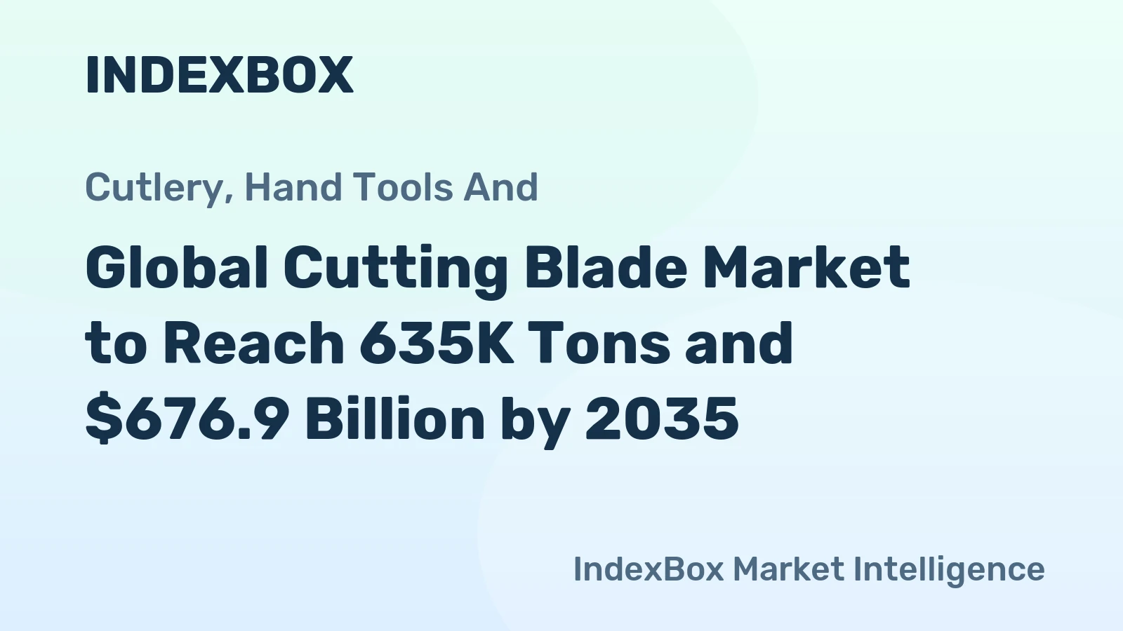 Global Cutting Blade Market to Reach 635K Tons and $676.9 Billion by 2035