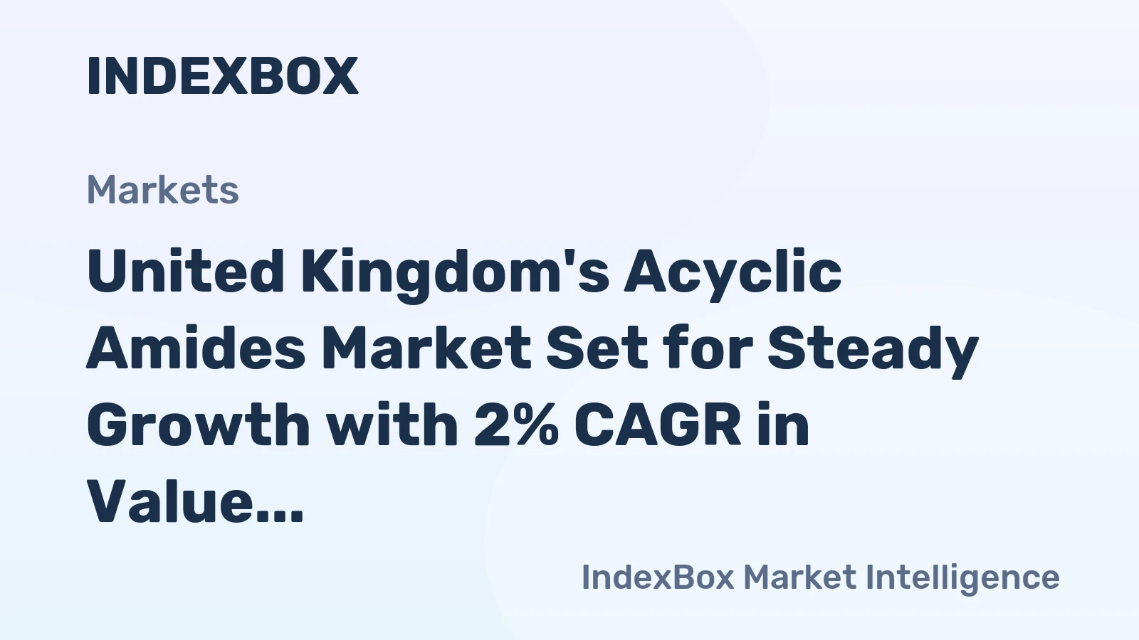 United Kingdom's Acyclic Amides Market Set for Steady Growth with 2% CAGR in Value Through 2035