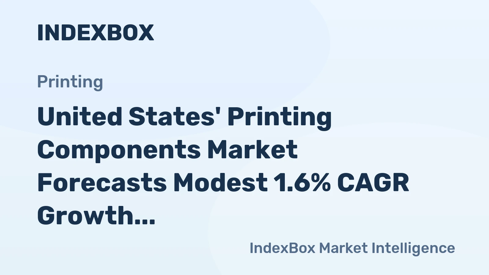 United States' Printing Components Market Forecasts Modest 1.6% CAGR Growth Through 2035