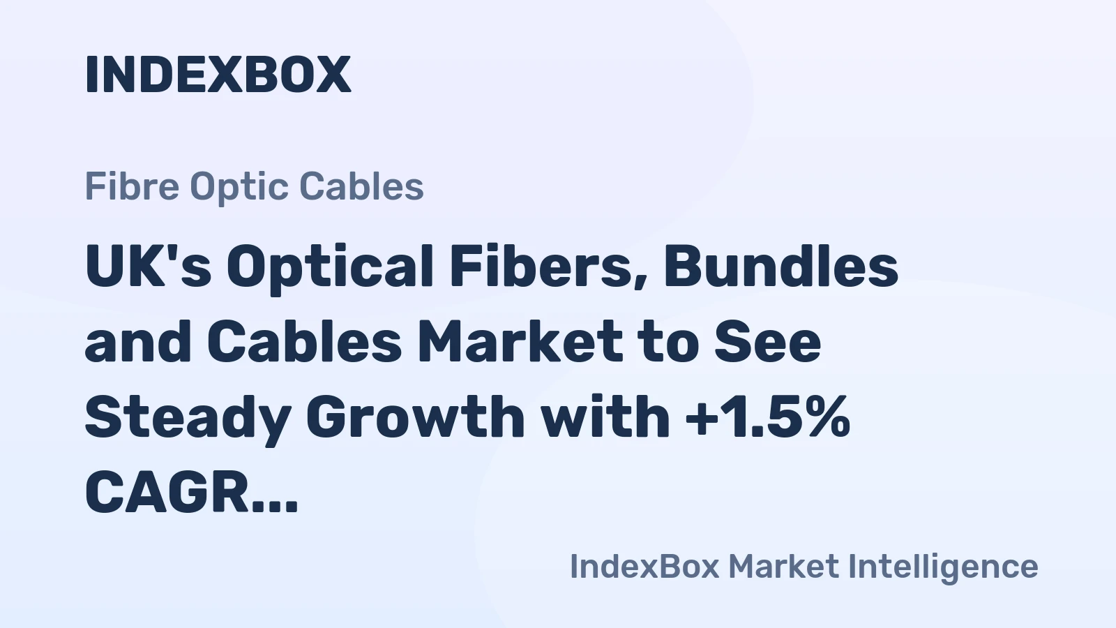 UK's Optical Fibers, Bundles and Cables Market to See Steady Growth with +1.5% CAGR from 2024-2035