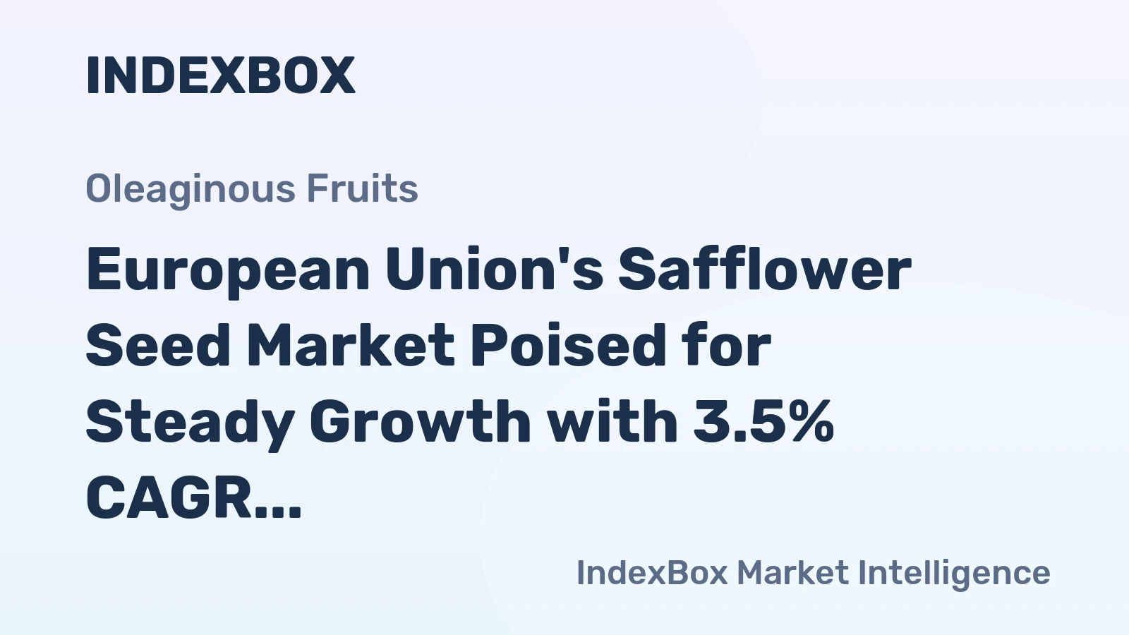 European Union's Safflower Seed Market Poised for Steady Growth with 3.5% CAGR in Value Through 2035