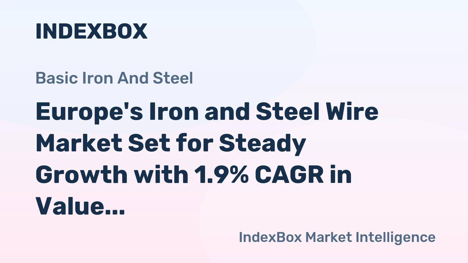Europe's Iron and Steel Wire Market Set for Steady Growth with 1.9% CAGR in Value Through 2035